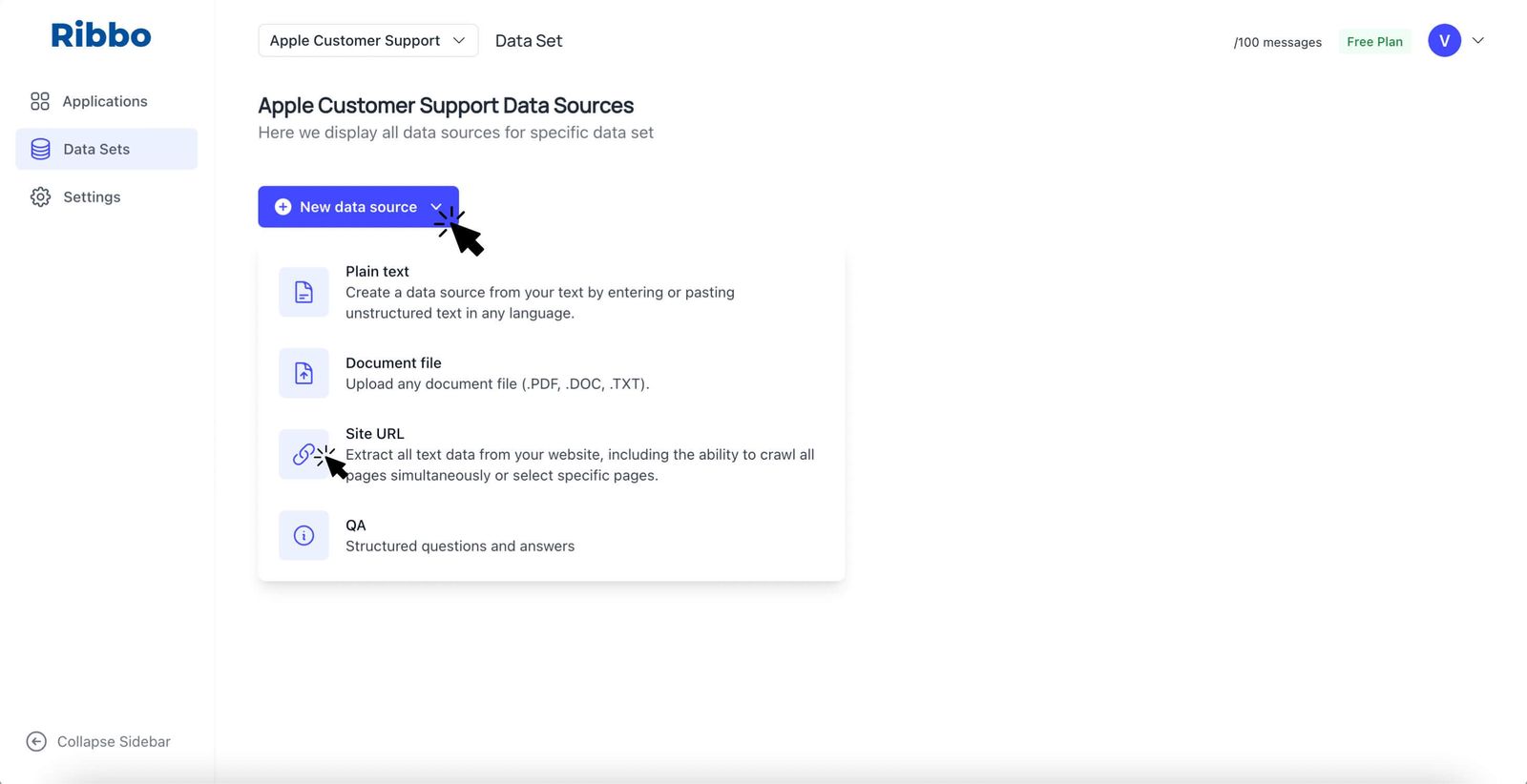 How to create an AI Chatbot based on my data & Website Embed
