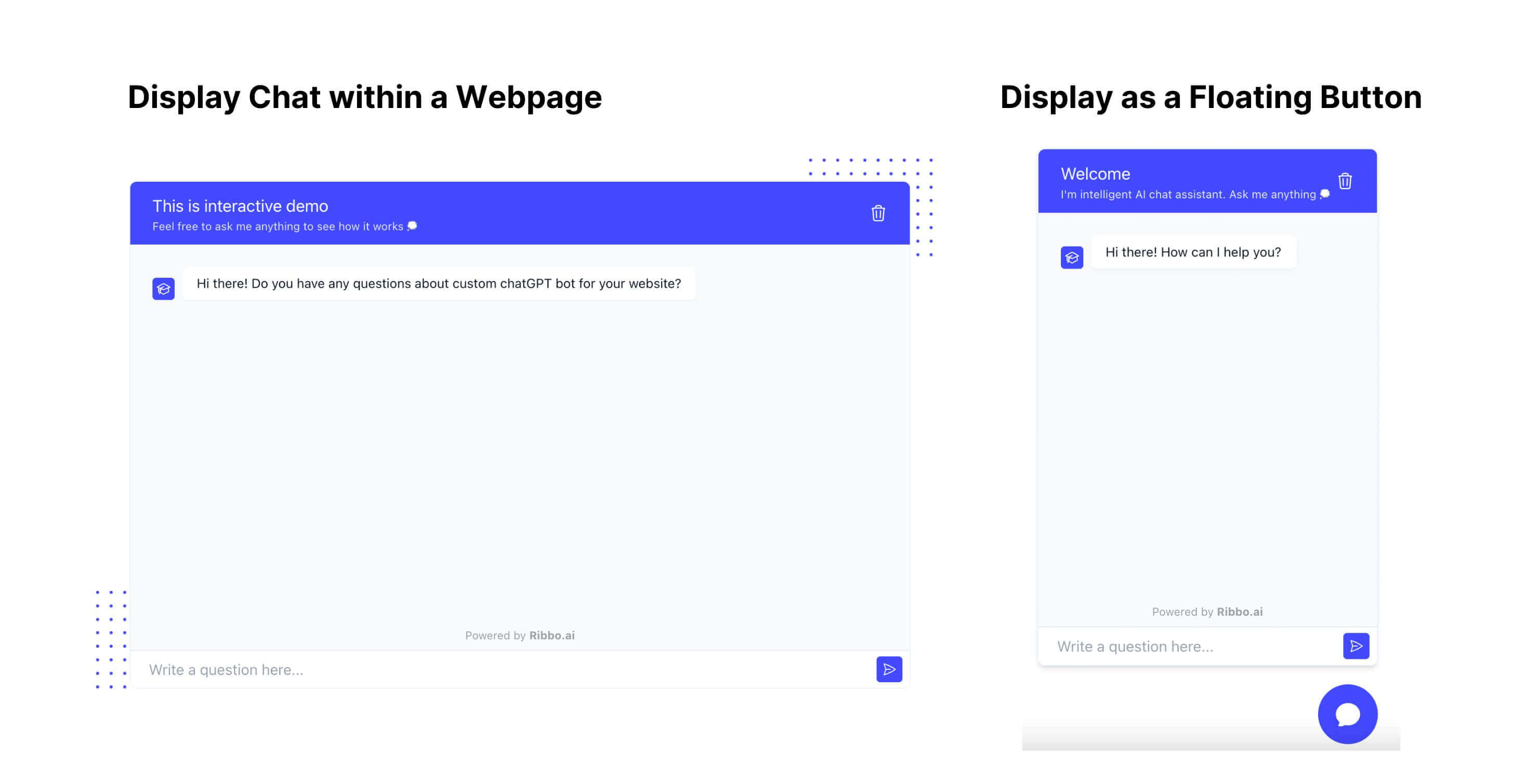 How to create an AI Chatbot based on my data & Website Embed